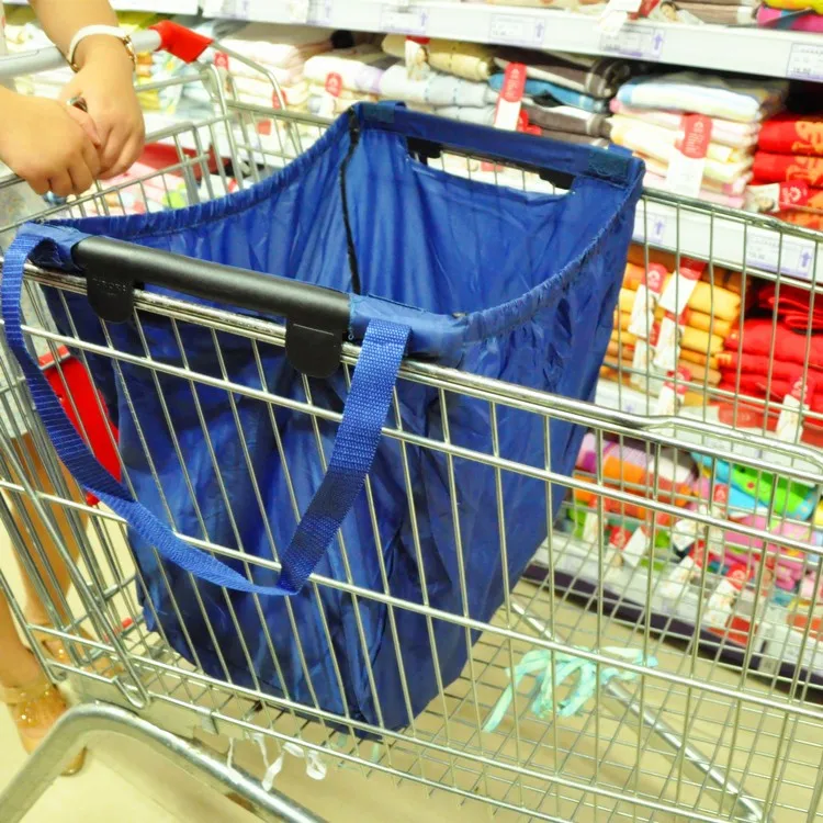 Folding Nylon Shopping Cart Bag,Bulk Reusable Shopping Bags Shopping ...