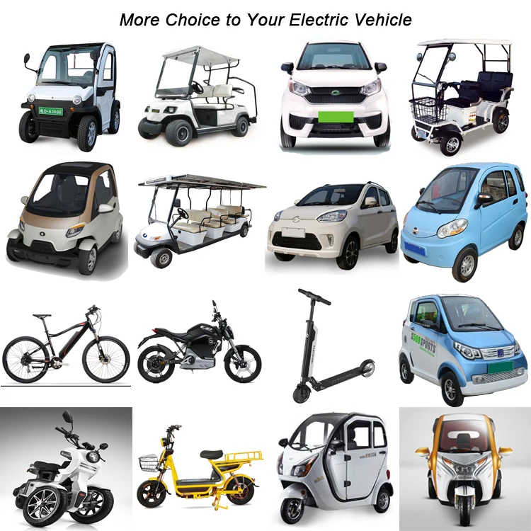 Mini EV Quadricycle Neighborhood Car Low Speed Electric Vehicle with 4 ...