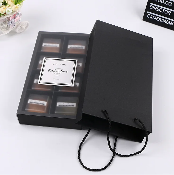 Candy And Cake With Clear Frosted Plastic Pvc With Window Paper Sliding ...