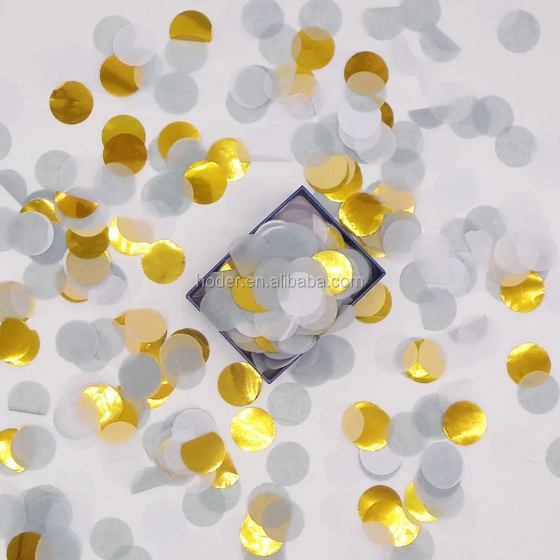 Yiwu Manufactory Custom Shape Throwing Confetti Decoration Heart Circle ...