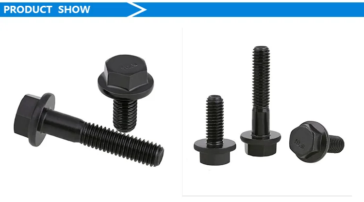 GB5789 Hex Bolt Galvanized Carbon Steel 10.9s Outer Hexagon Flange Face ...