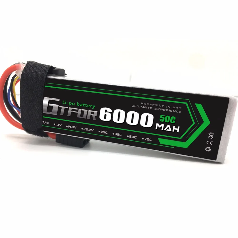 Lipo 6s Battery 22.2v 6000mah 50c Max 100c Align Rc Drone Akku For ...