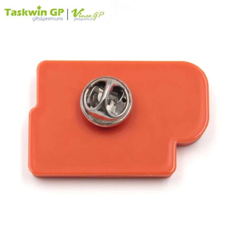 Promotional Custom Logo Cheap Soft Pvc Plastic Lapel Pins - Buy Plastic ...