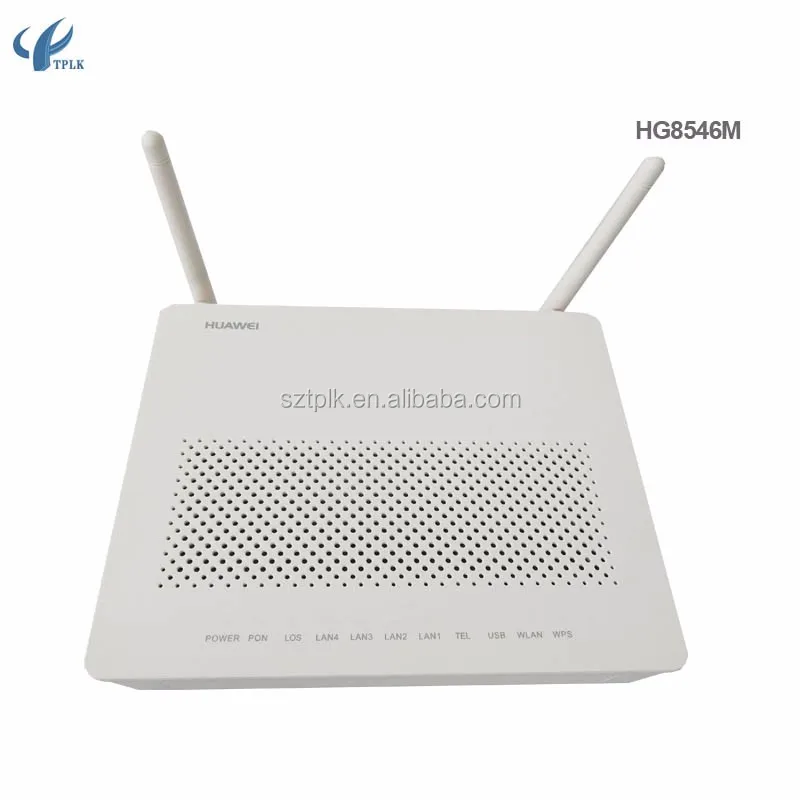 Original New Hg8546m Huawei Ftth Router 4lan +1voice +wifi Gpon Fiber ...