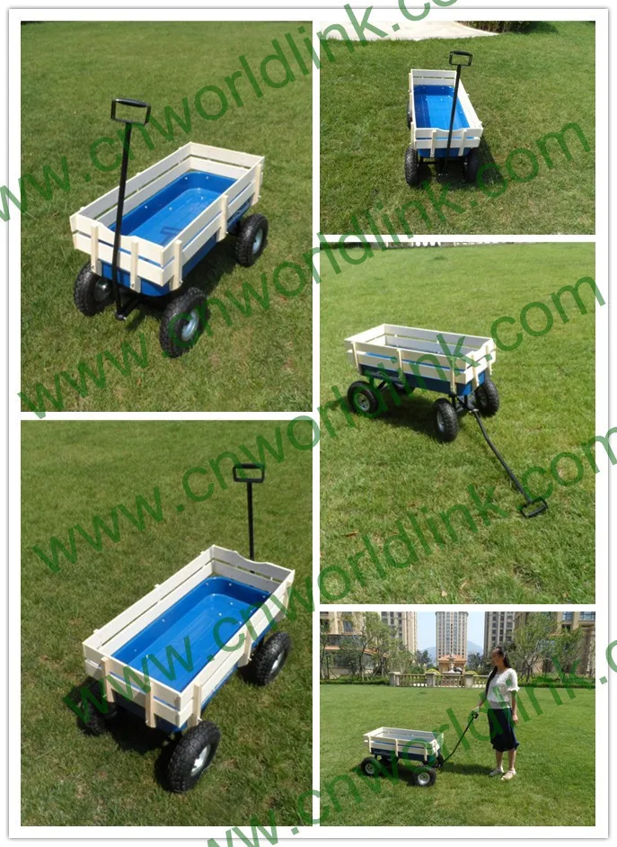 150kgs Foldable Kids Wagon - 4 Wheel Beach Hand Carts
