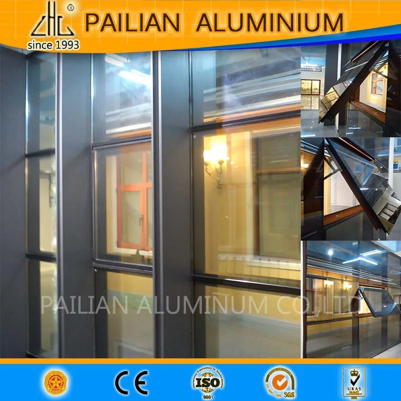 Stick system curtain wall /aluminum glass/wood mullion aluminium ...