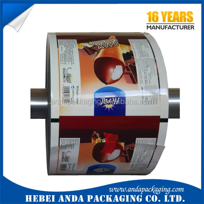 Opp/vmcpp Plastic Popsicle Wrapper Laminated Film Rolls/heat Seal Ice ...