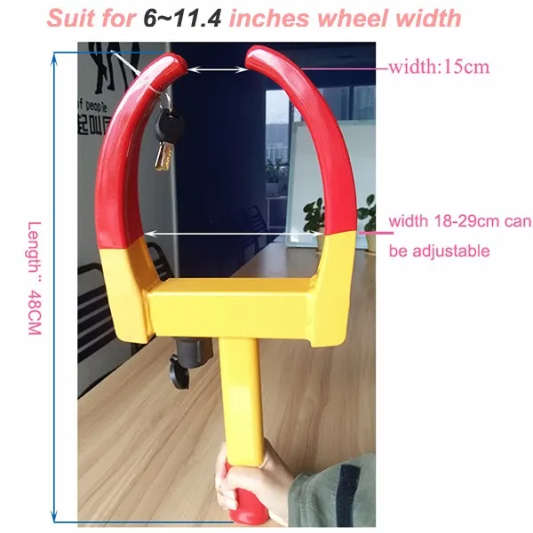 Portable Small Car/motor Bike,Bicycle Wheel Clamp Suit For 7-11 Inch ...