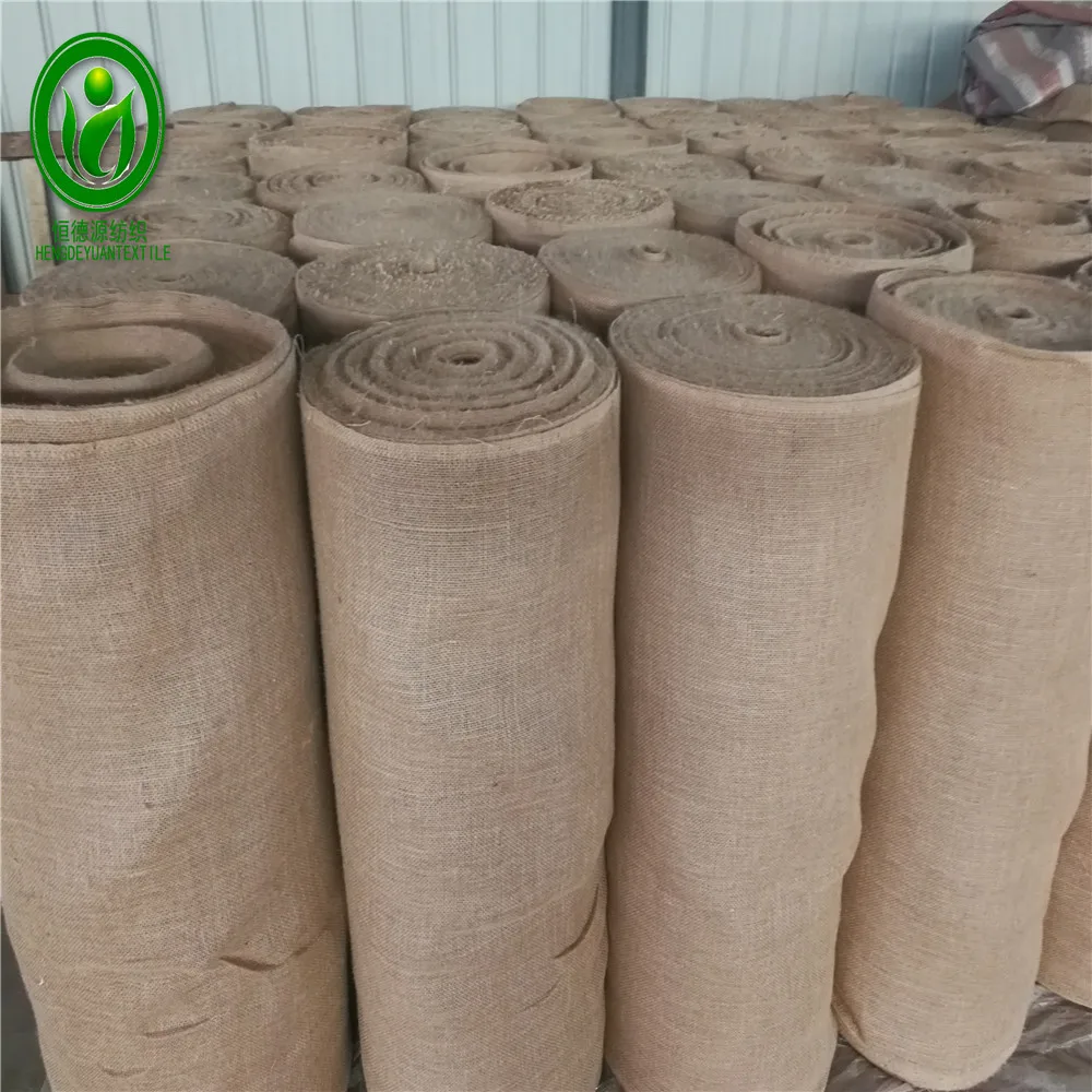 Wholesale 100% Raw Jute Material Fabric Cloth Roll Burlap Sack Cloth ...