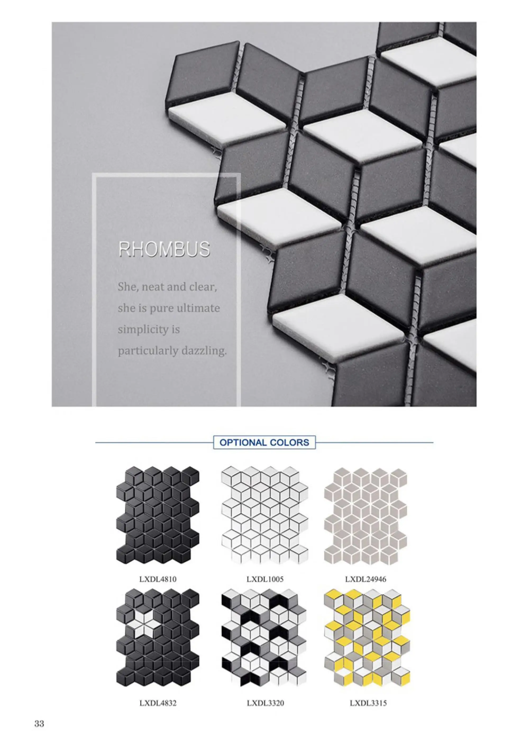 3d Effect Diamond Shaped Mosaic Tiles - Buy Mosaic Tiles,Diamond Shaped ...