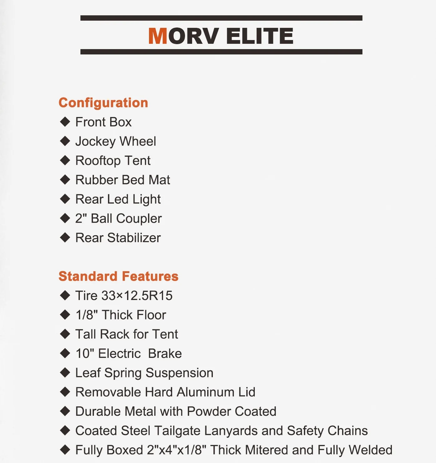 Manley ORV Explore - Lightweight Travel Trailer for off Road