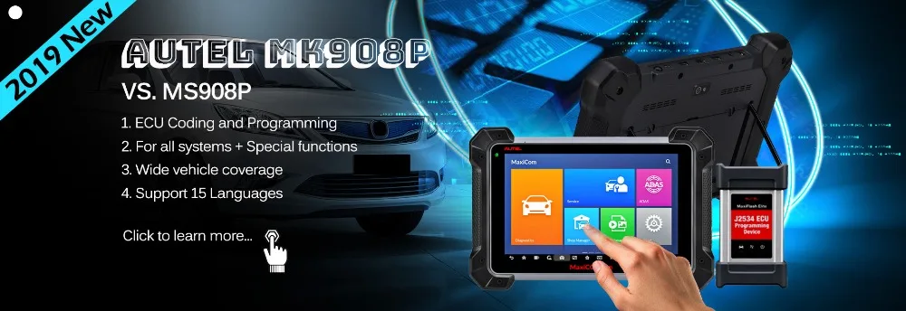 Autel Mk908p Car Diagnostic Tool With J2534 Ecu Programming Tool Better ...