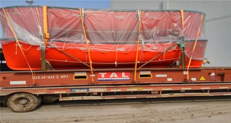 11.7m 150p Totally Enclosed Lifeboat With Gravity Luffing Arm Type ...