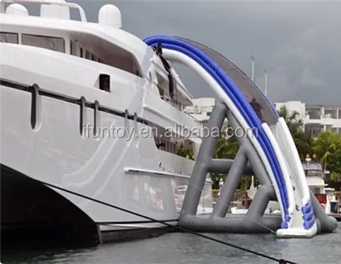 Freestyle Pvc Cruiser Slides Sea Use Inflatable Yacht Slide For Boat ...