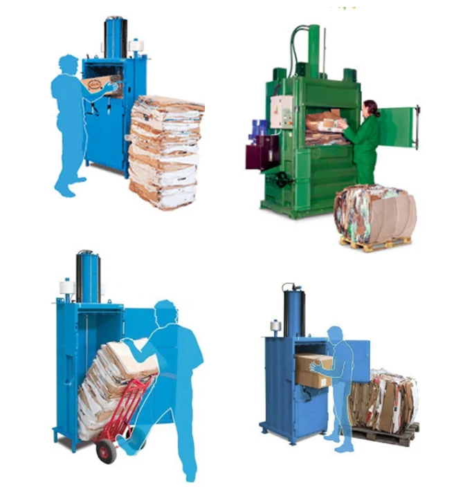 Hydraulic Vertical Waste Cardboard Press Compressor/small Used Carton ...