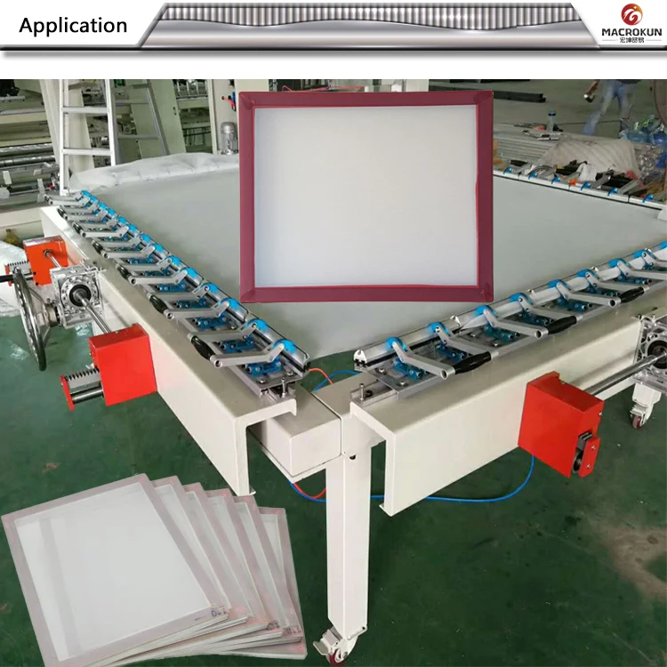 Screen Printing Mesh Tension Stretcher/screen Stretching Machine - Buy ...