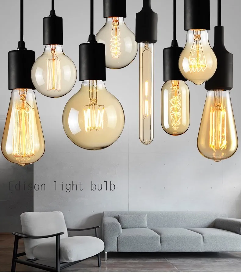 Hanging Lamp Antique Vintage Bulbs A19 25w 220-240v Vintage Light Bulb ...