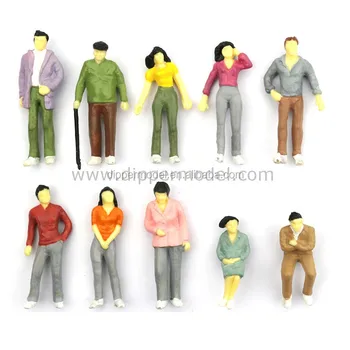 Various Miniature Plastic Model Human Figurines For Architectural Model ...