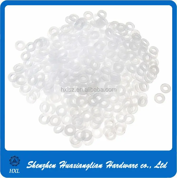 M2 M3 M4 M5 M6 M8 M10 Transparent Clear Nylon Plastic Flat Washers ...