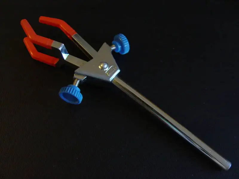 HML090 Three Finger Extension Clamp - Versatile Laboratory Tool