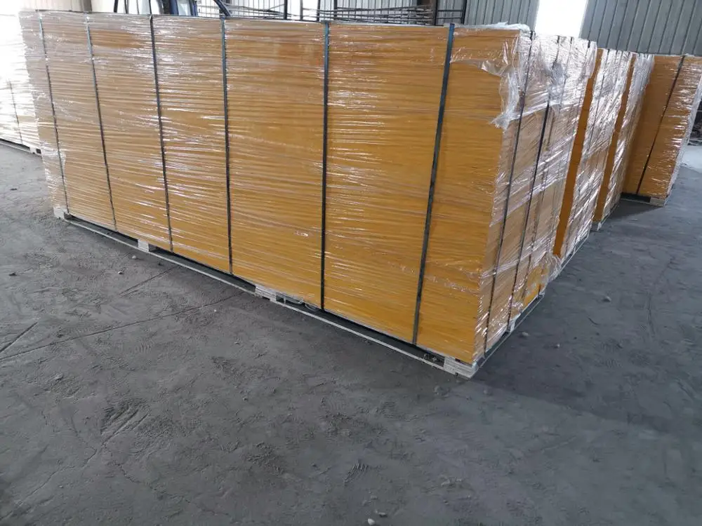 21mm 27mm 3 Ply Yellow Panel / Formwork Doka Like Panel/ Formwork Board ...
