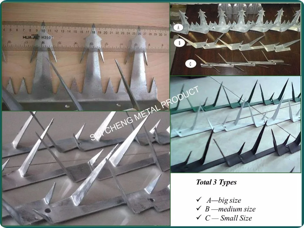 Guangzhou Factory Anti Climb Razor Wall Spikes - Secure & Durable