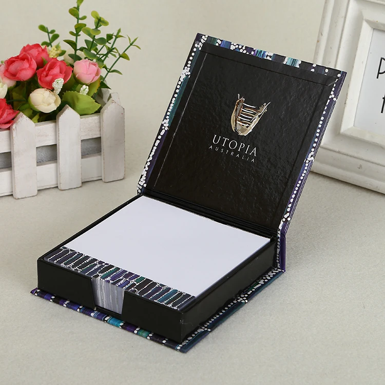 Hard Cover Sticky Notes Box,Memo Box With Sticky Notes,Memo Pad Holder ...