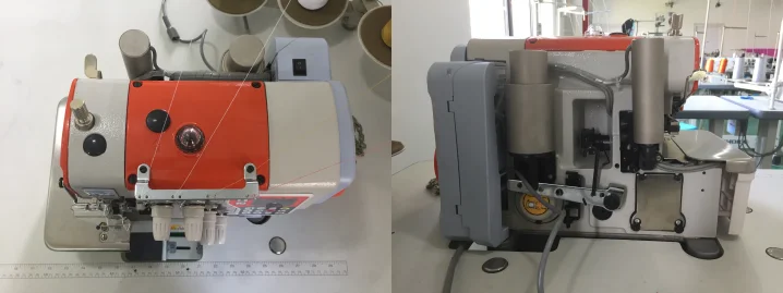 S6-3-b Three Thread High Speed Computerized Direct Drive Chain Stitch ...