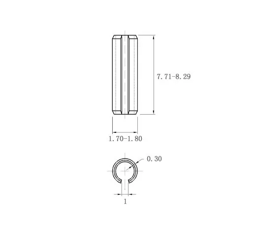Fasteners Precision Spring Lock Pin Compression Spring Loaded Pogo Pin ...