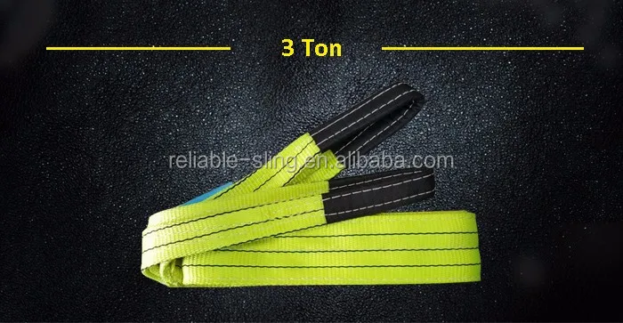 2 Ton Color Code Lifting Belt Sling Lifting Rope With Custom Logo - Buy ...