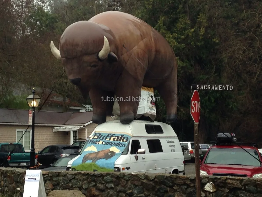 Hot Sale Custom Advertising Giant Inflatable Cow,Inflatable Buffalo ...