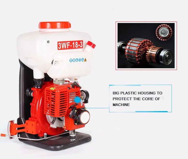 Knapsack Power Mist Duster Power Sprayer 2 Stroke 1e40f Gasoline Engine Sprayer 3wf-18-3 - Buy 2 ...