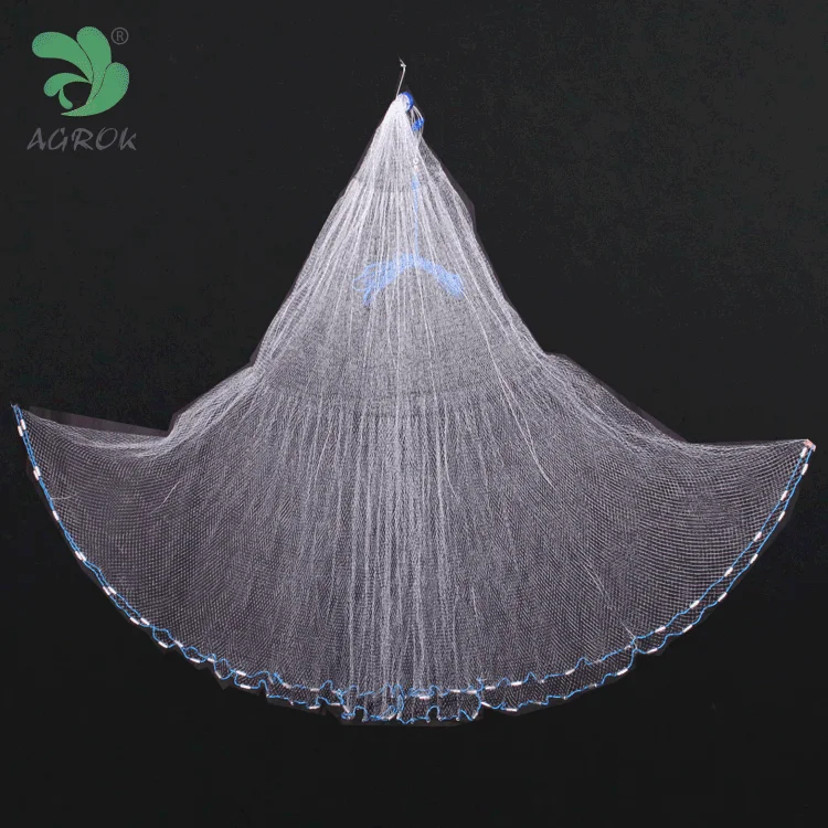 Agrok 4ft Nylon Mono Fishing Cast Net Drawstring Casting Net - Buy ...