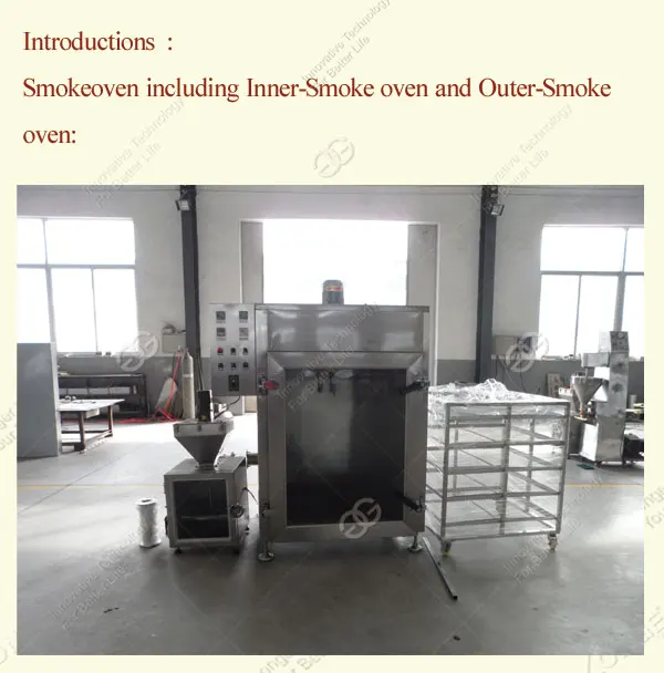 Industrial Stainless Steel Rubber Smoke House - GELGOOG