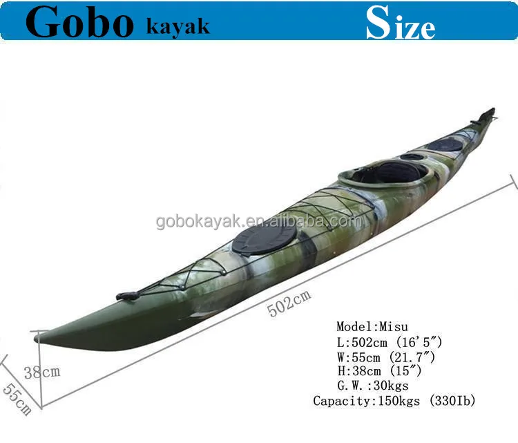 Plastic Rubber Pedal Kayak Rowing Boat With Sprey Deck - Buy Sea Kayak ...