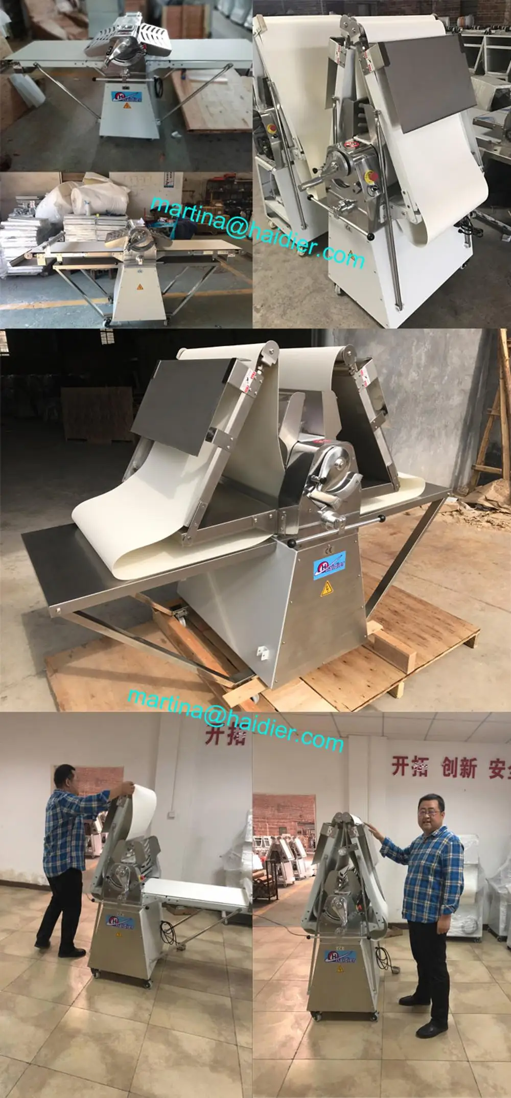 Kitchen Equipment - Manual Table Top Bench Dough Sheeter