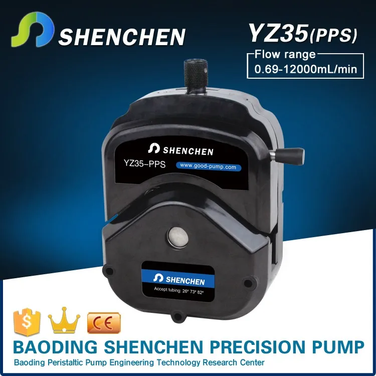 Shenchen 12v Dc Motor Small Peristaltic Pump 1000ml/min Flow Rate Pump ...