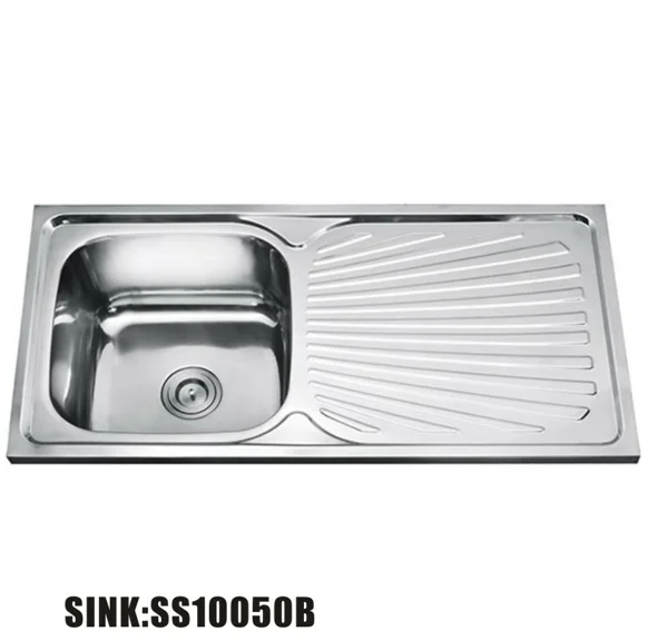 Stainless Steel Single Bowl With Tray Kitchen Sink Sale To Bangladesh ...