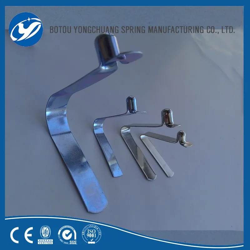 Different Types Stainless Steel Spring Steel Button Clip - Buy Spring ...