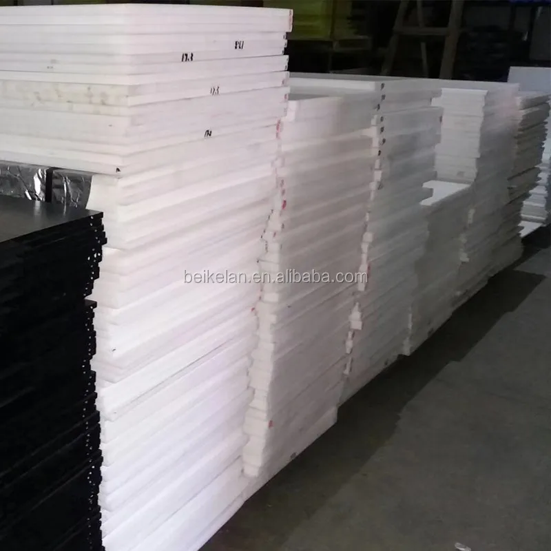 White Delrin Plastic Acetal Delrin Blocks Hard Pom Rod Price of Delrin ...