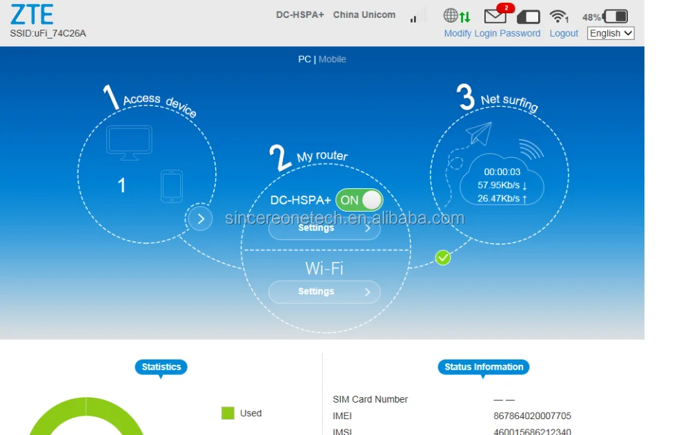 Unlocked New Original Zte Mf920a 4g&3g Mobile Pocket Wifi Router 4g Lte ...