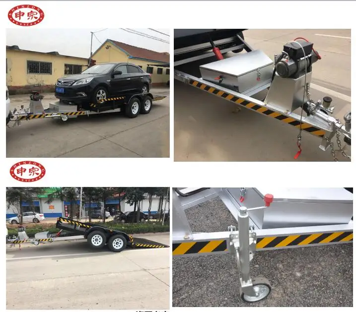 3 Ton Tandem Axle Small Car Transporter Dolly Utility Trailer - Buy Car ...