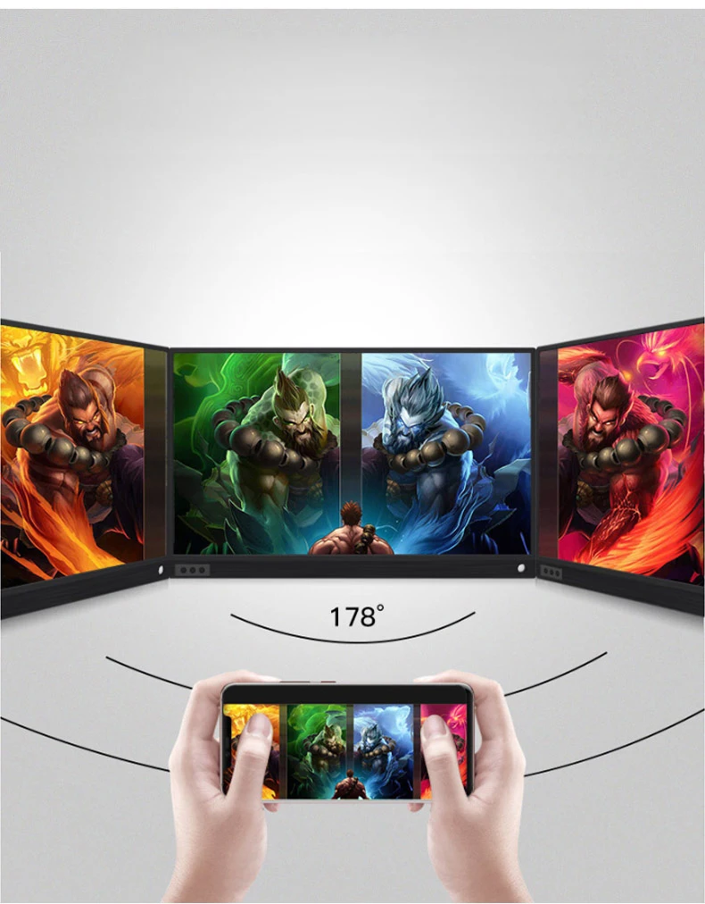 Portable Monitor 1920x1080 Ips 15.6-inch Display Computer Lcd Monitor ...