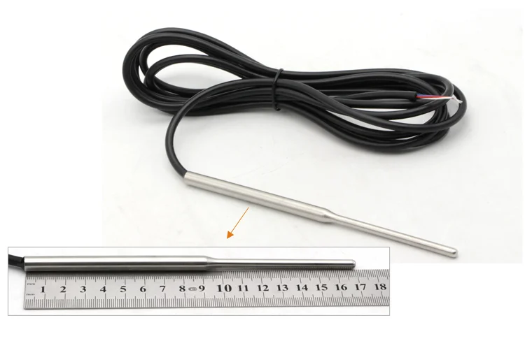 Gts100 3 Wire Stainless Probe Ntc Temperature Sensor - Buy Temperature ...