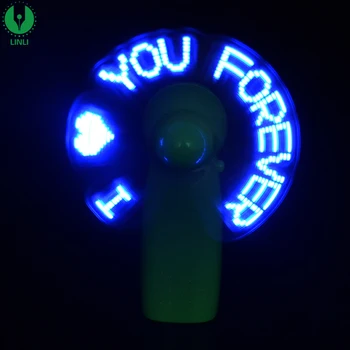 Custom Hand Led Flashing Text Message Fan - Buy Led Hand Fan,Custom ...