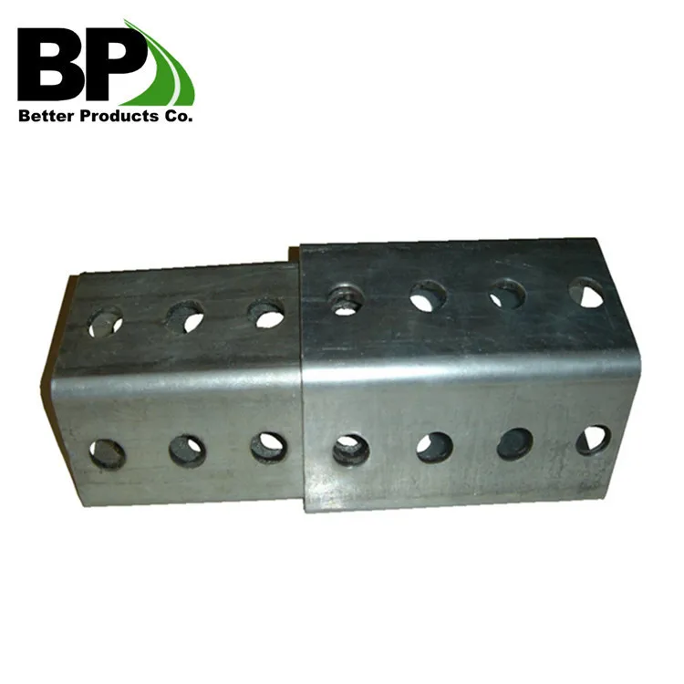 Traffic Road Safety Perforated Steel square Sign Tubing Post Telespar ...