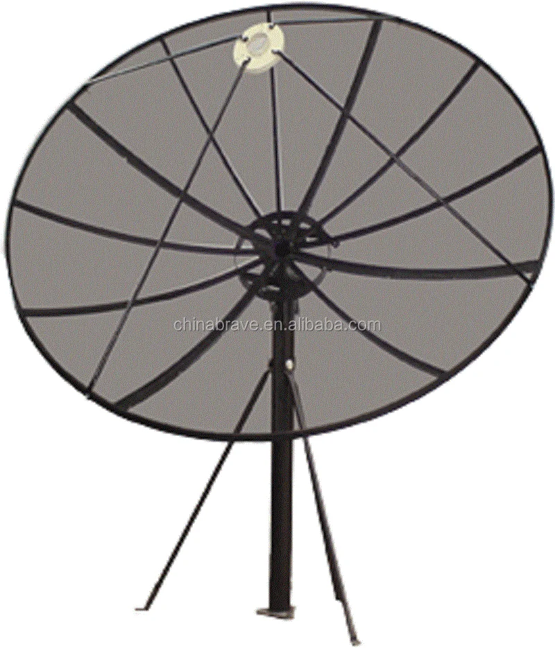3 Meter MESH DISH 6-Petal - Prime Focus Satellite Antenna