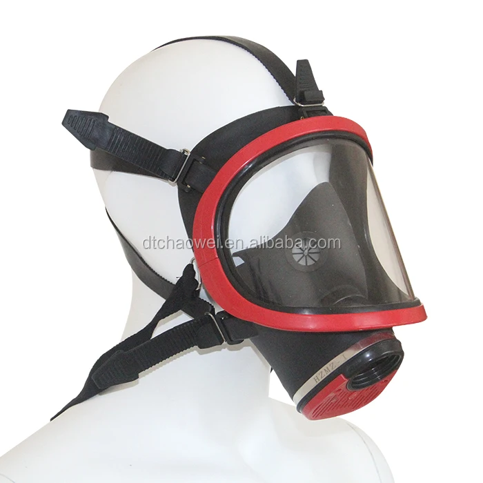 Black Silicone Rubber Fire Protection Retardant Mask