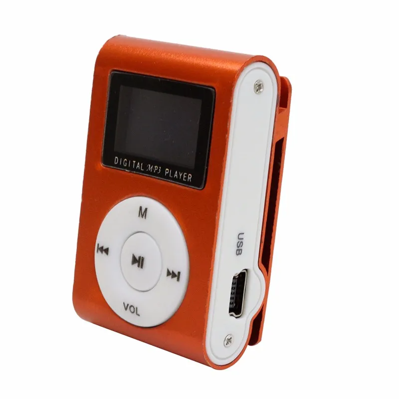 Classic Portable Metal Usb Clip Mp3 Music Media Player With Lcd Screen ...