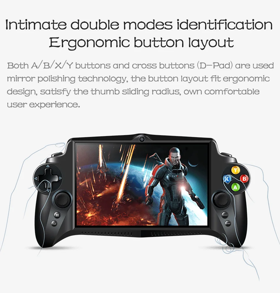 Jxd S192k 7インチ1920x1200 Quad Core 4g/64gb New Handheld Game Player ...